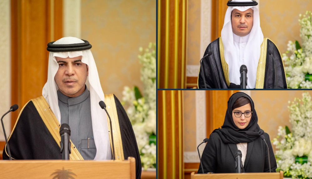 Des ambassadeurs saoudiens désignés prêtent serment devant le roi ...