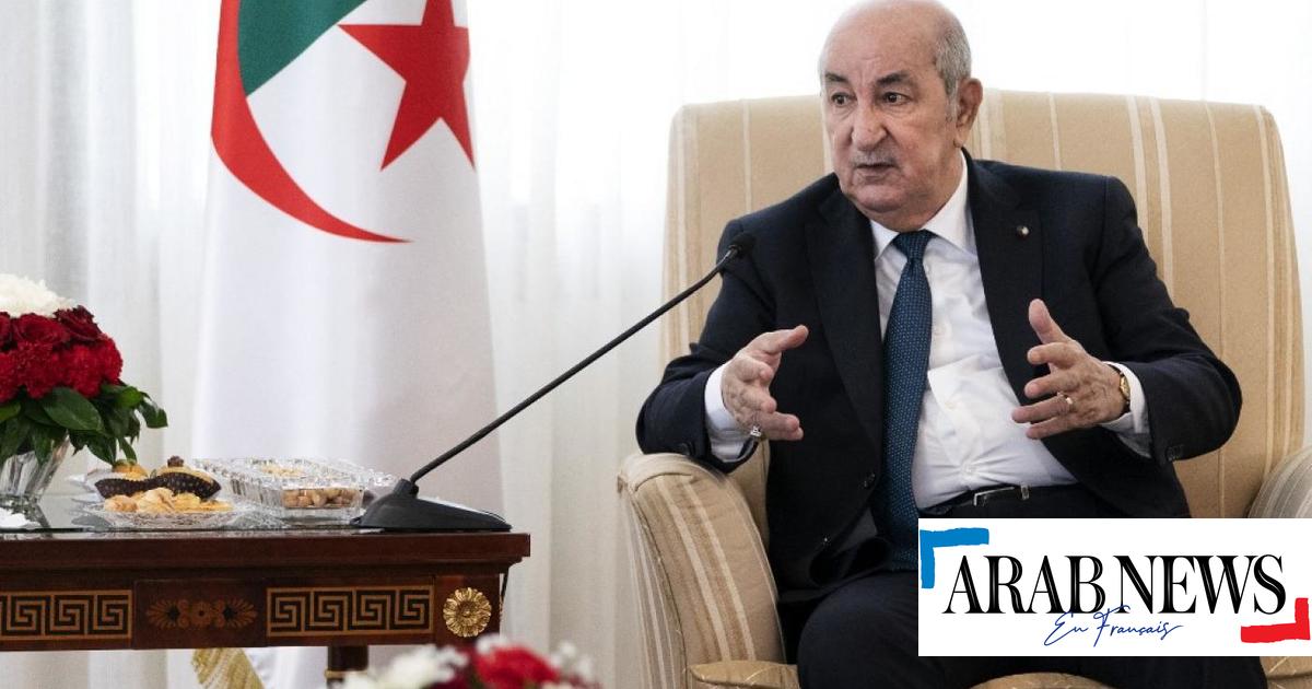 Le Président de la République, M. Abdelmadjid Tebboune | Arab News FR