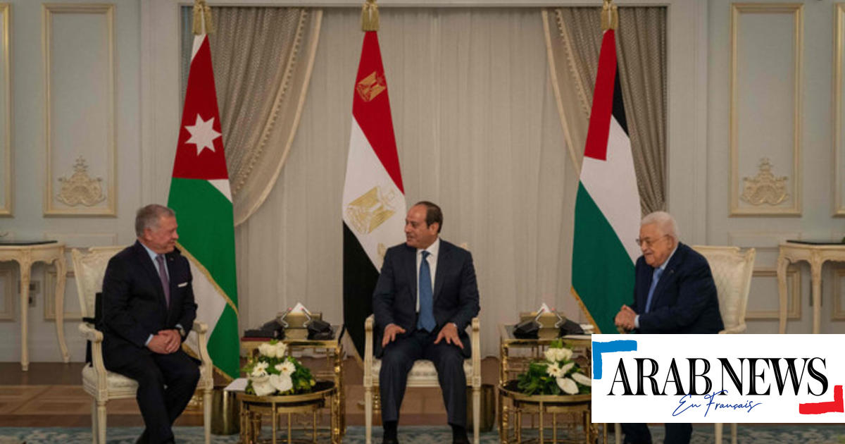 Le président égyptien et le roi de Jordanie s'entretiennent avant le ...