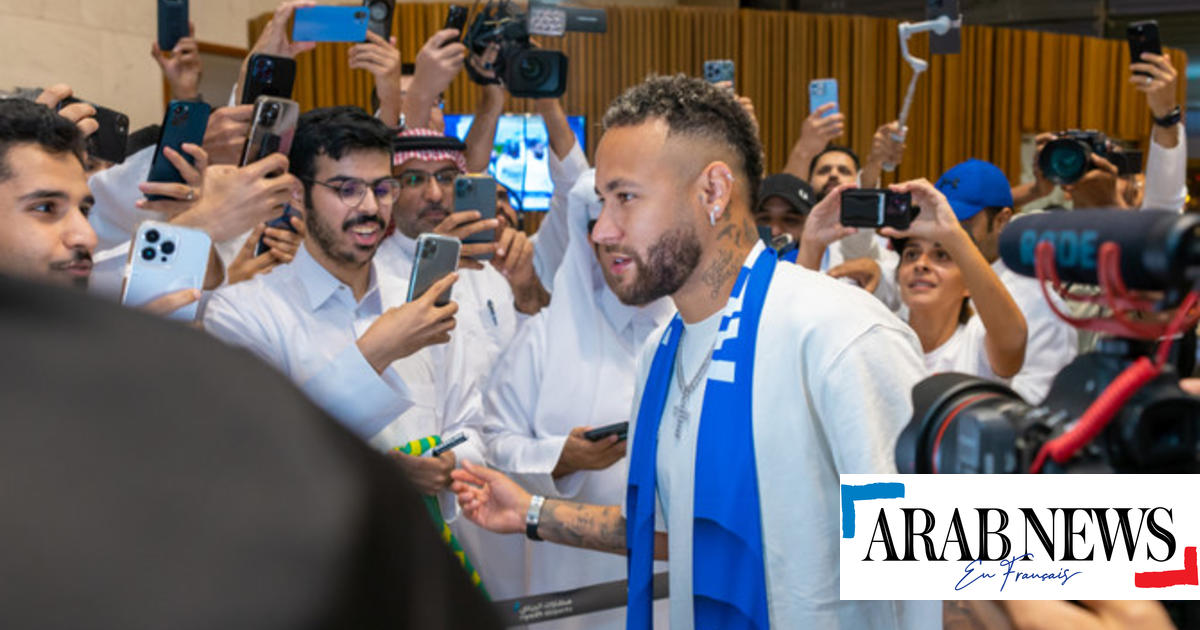 À Riyad, accueil héroïque pour la star Neymar | Arab News FR