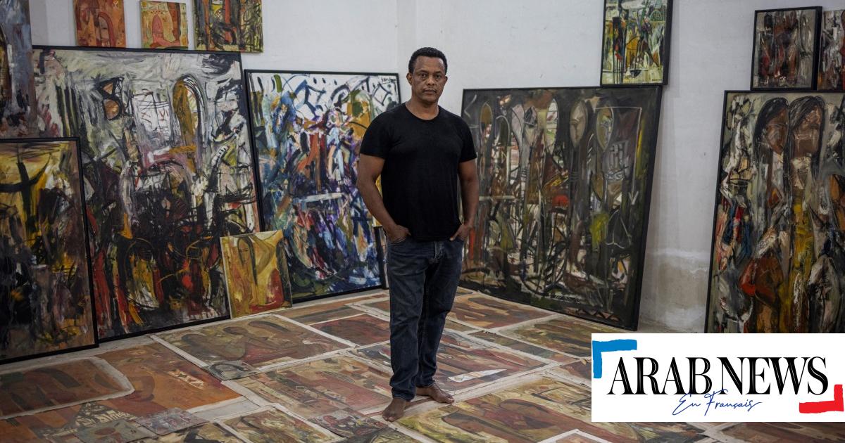 En Ethiopie, le peintre Fikru «dépose» ses «émotions sur la toile ...