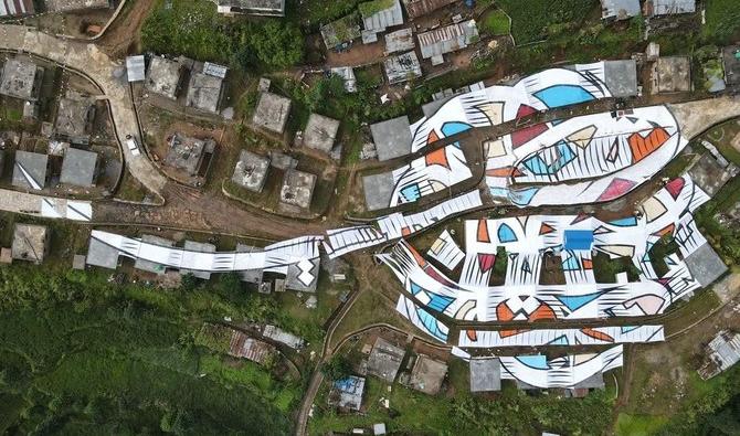 Le célèbre artiste franco-tunisien eL Seed dévoile une nouvelle œuvre ...