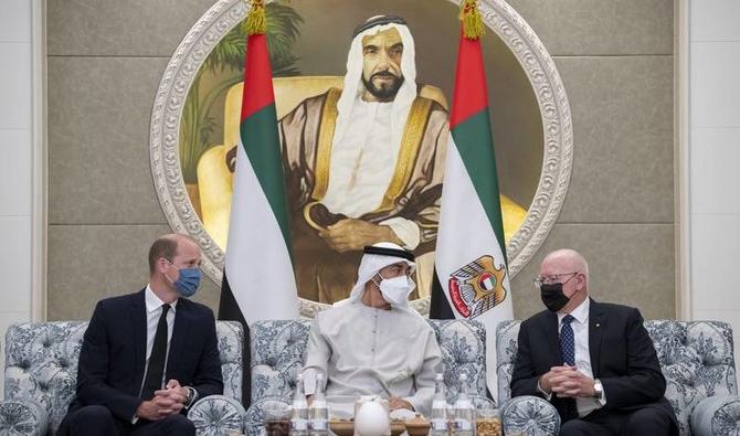 Le prince William rencontre cheikh Mohammed ben Zayed à Abu Dhabi ...