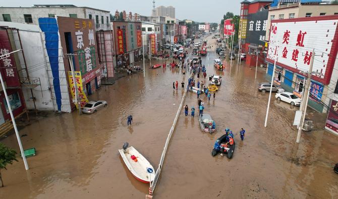Déluge en Chine: au moins 30 morts lors d'intempéries historiques ...